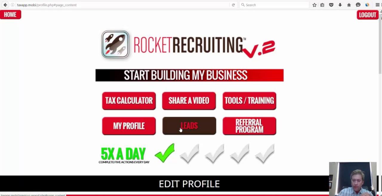Rocket Recruiting V2 Training - #1 MLM Recruiting System - Eric Tippetts